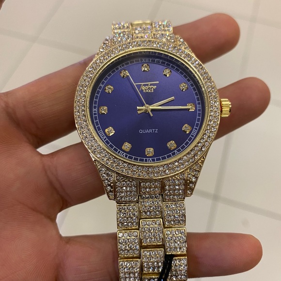 Accessories | Mens Wrist Watch Frosted Ice Watch | Poshmark